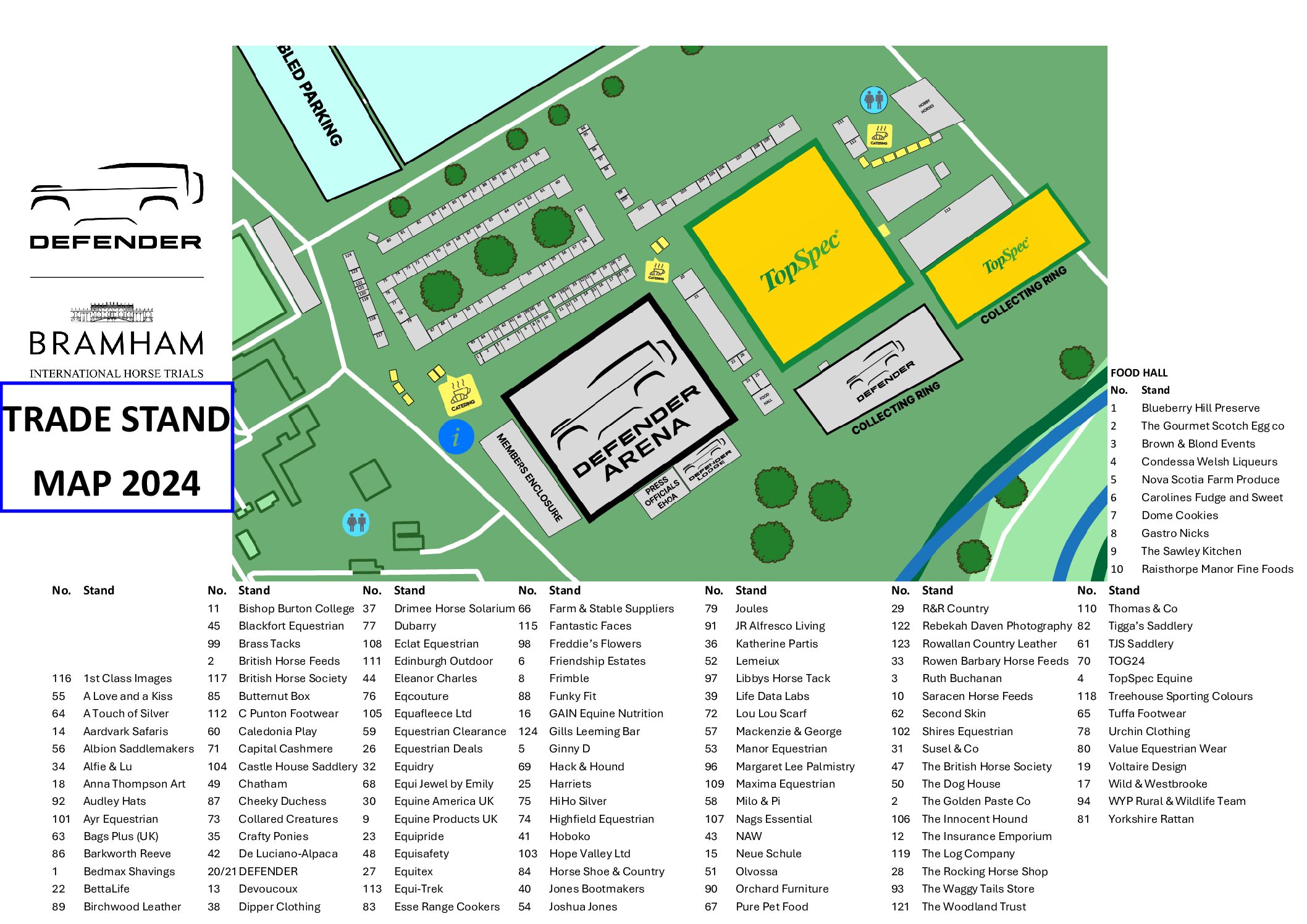 Maps & Plans - Defender Bramham International Horse Trials